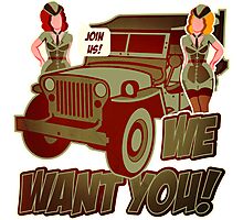 Jeep Pinup: Photographic Prints | Redbubble