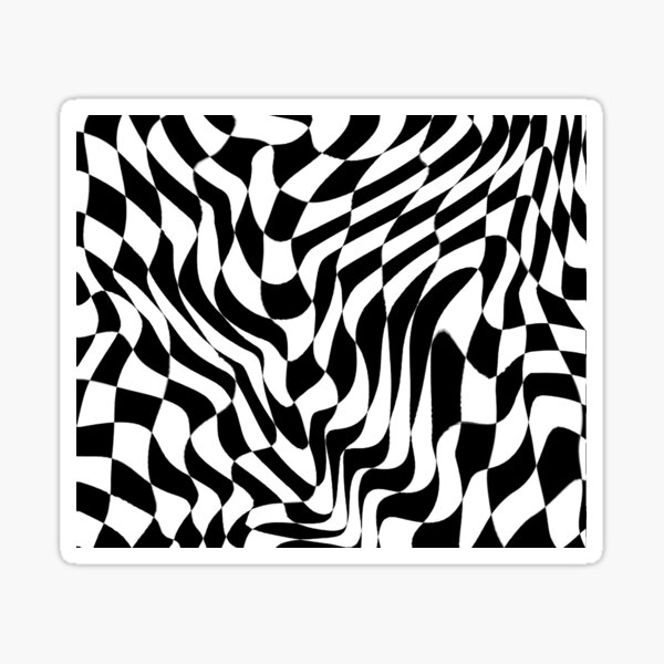 "Checker" Sticker by Dellonyfellony | Redbubble