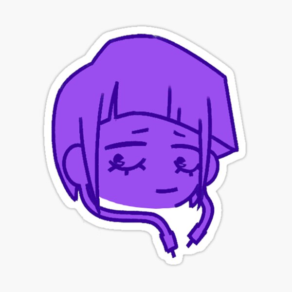 "Chibi Jiro Kyoka Head" Sticker for Sale by CrayCrayons | Redbubble
