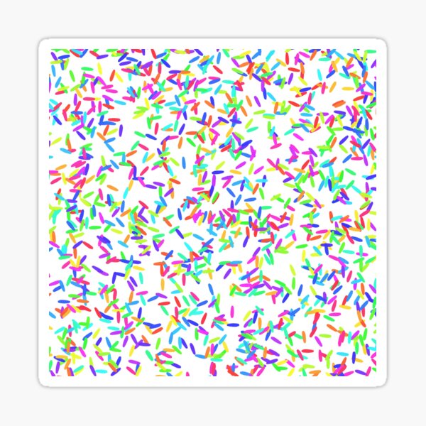 Pegatina «Chispitas de colores» de DigitalEffects | Redbubble