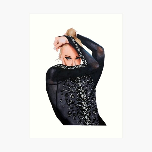 "Rhythmic Gymnastics Olena Diachenko - Strike a Pose!" Art Print for ...