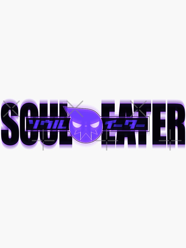 "soul eater purple motion blur logo" Sticker for Sale by zzzzeal ...