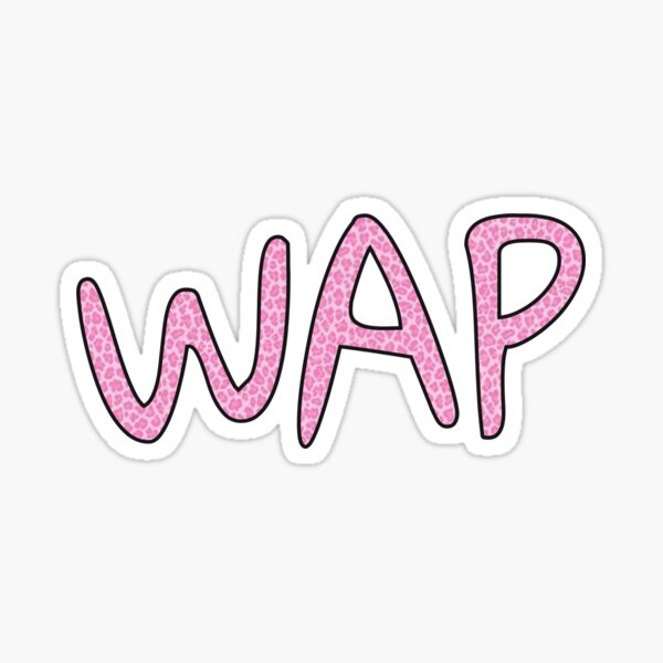 "Cheetah print WAP sticker" Sticker for Sale by HillaryA | Redbubble