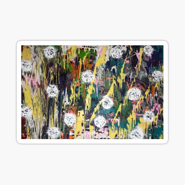 "Blurry" Sticker by AJuneart | Redbubble