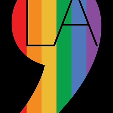 "Comma La LGBT Pride Flag - Kamala Harris Gay Pride" Sticker for Sale ...