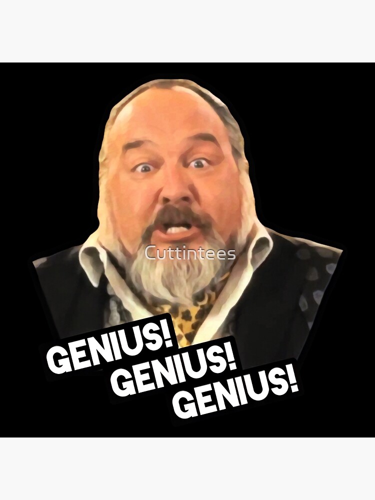 "Mr. Deeds Genius Genius Genius" Poster by Cuttintees | Redbubble