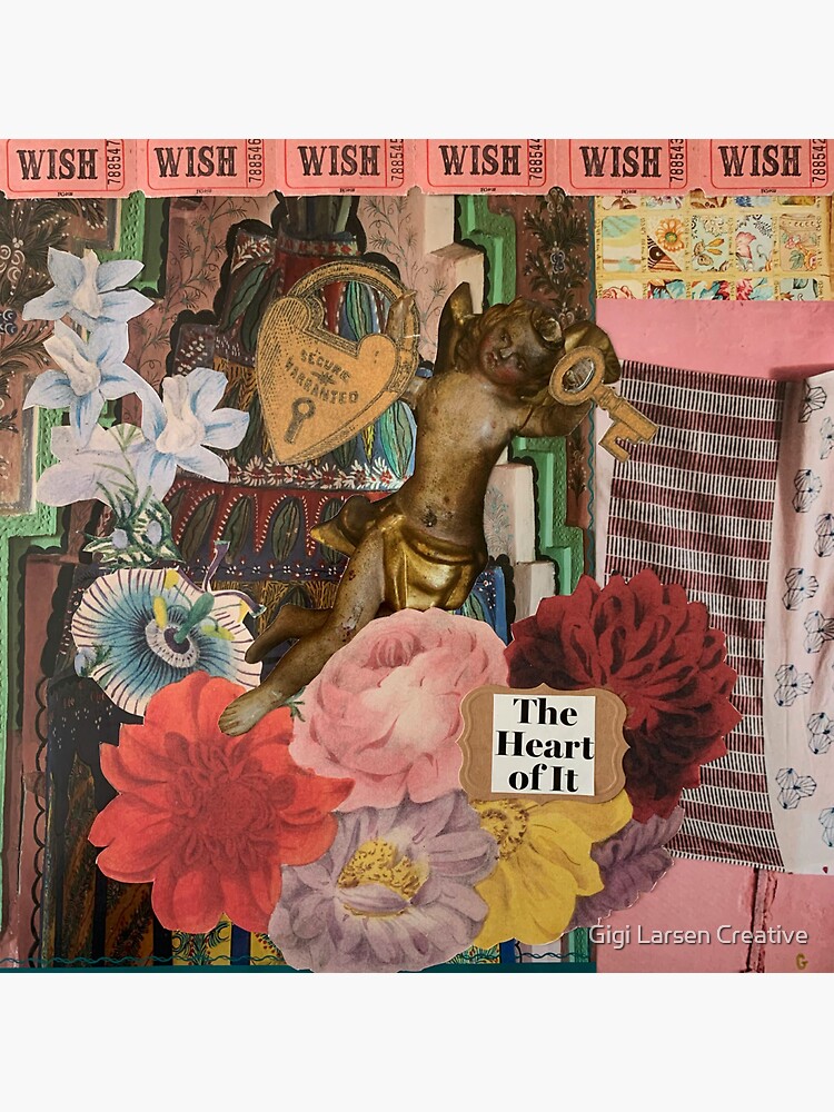 "Cupid Collage" Sticker by gigilcreative | Redbubble