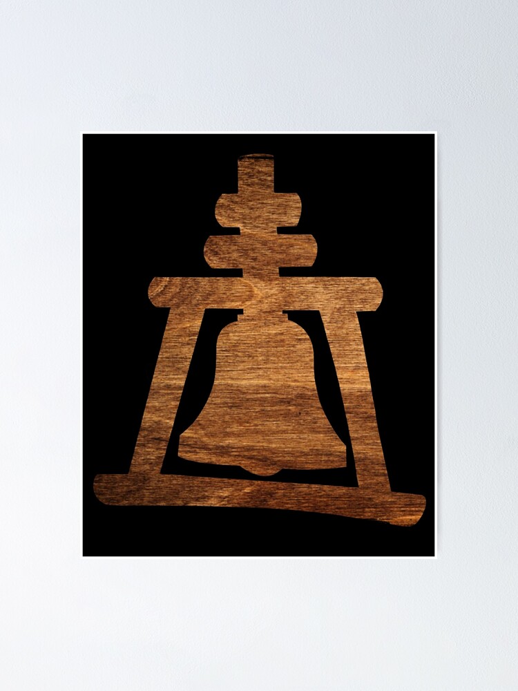 "Riverside California wood raincross " Poster for Sale by ...