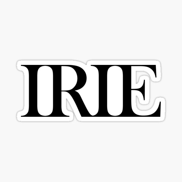 "IRIE" Sticker for Sale by TOKYO-LOGO-SHOP | Redbubble