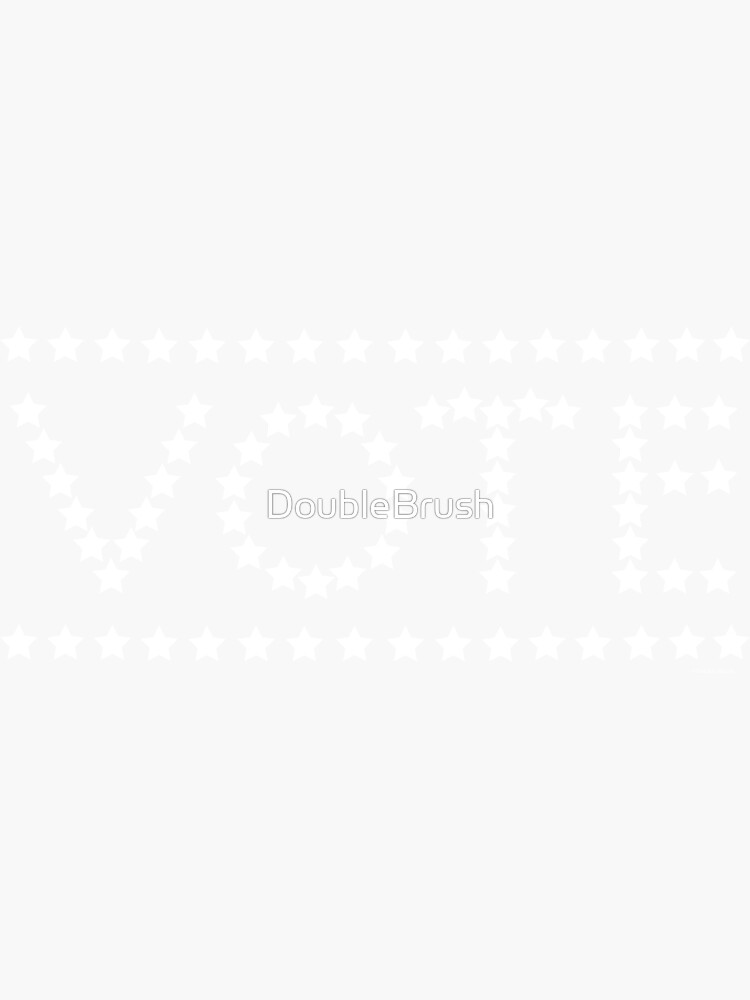 "Vote USA Election White Stars Text Graphic" Sticker by DoubleBrush ...