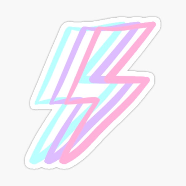 "lightning" Sticker for Sale by minalpatel511 | Redbubble