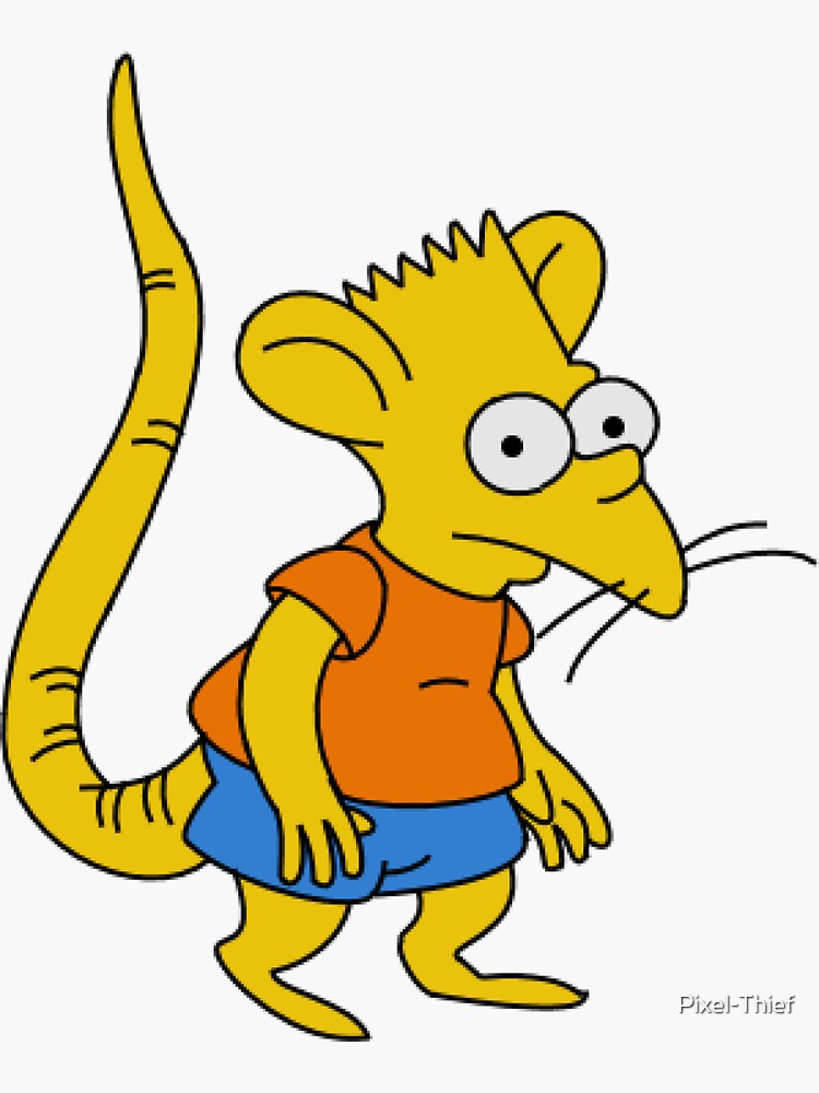 "Good old Rat boy " Sticker for Sale by Pixel-Thief | Redbubble