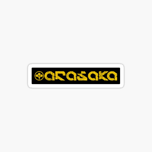 "Arasaka Corporation" Sticker for Sale by huckblade | Redbubble