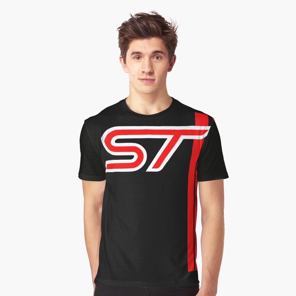 "FORD ST Racing Stripes " Essential T-Shirt for Sale by cowtownCOWBOY ...