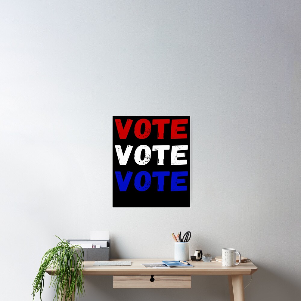 "vote USA election rally" Poster for Sale by ChamodSachintha | Redbubble