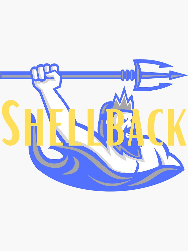 " US Navy Sailor Shellback" Sticker for Sale by Samsdesignshop | Redbubble