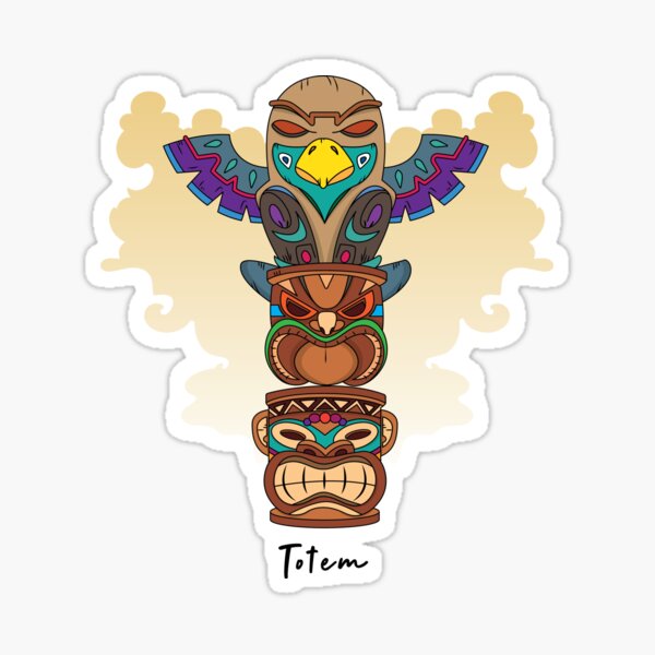 "Totem" Sticker for Sale by bodylanguage | Redbubble