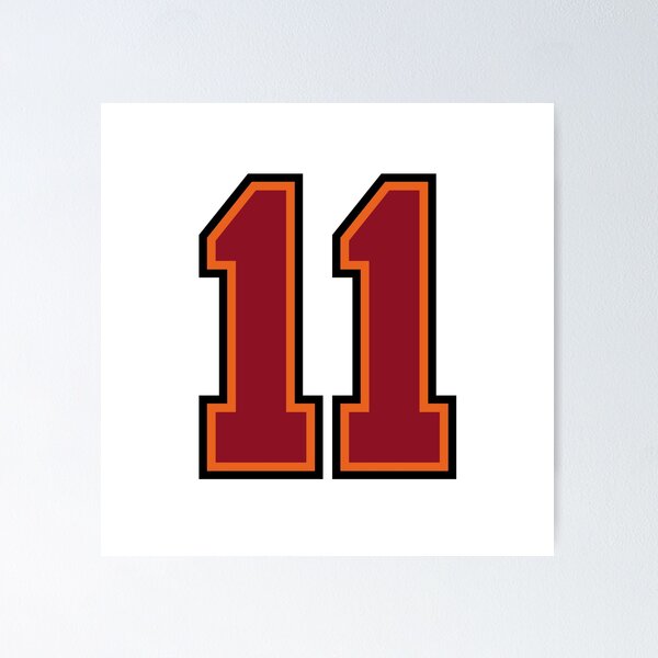 "Number 11 Sports Tampa Eleven Jersey" Poster for Sale by HelloFromAja ...