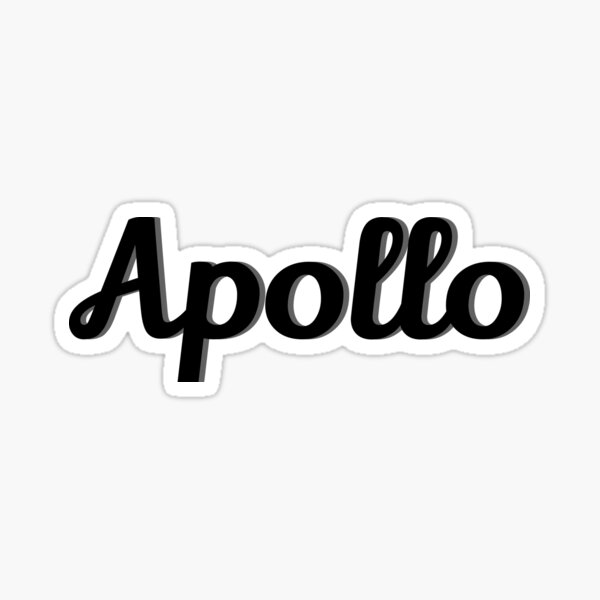"Apollo" Sticker for Sale by YAYORE19 | Redbubble