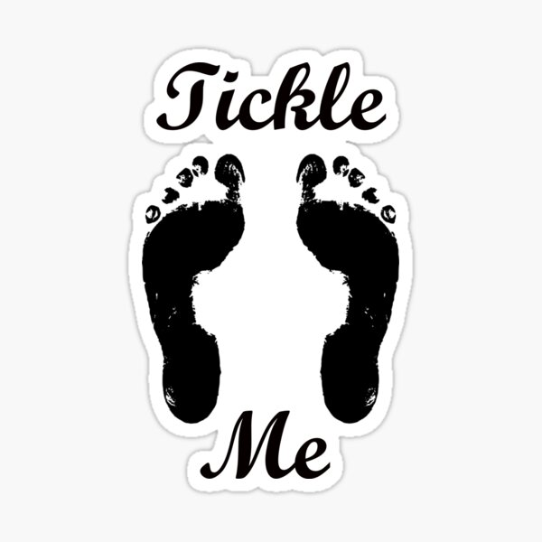 "Tickle" Sticker for Sale by LuckyCharm89 | Redbubble