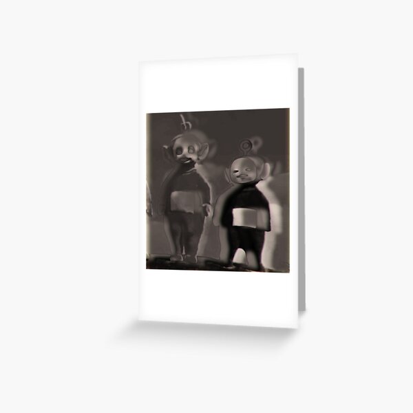 "Cursed Teletubbies" Greeting Card by Fiosky | Redbubble