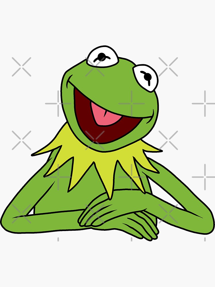 "Kermit The Frog" Sticker for Sale by ValentinaHramov | Redbubble