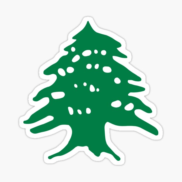 "Green Cedar / Lebanon Cedar" Sticker for Sale by sweetsixty | Redbubble