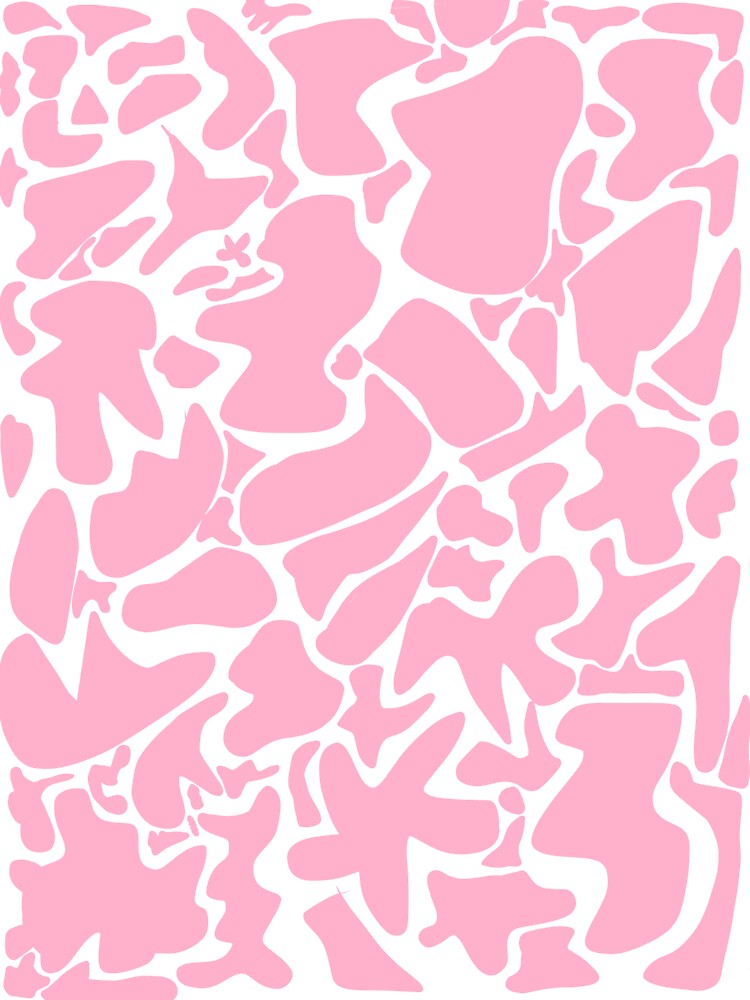 "Pink cow print " Sticker for Sale by earthtoaura | Redbubble