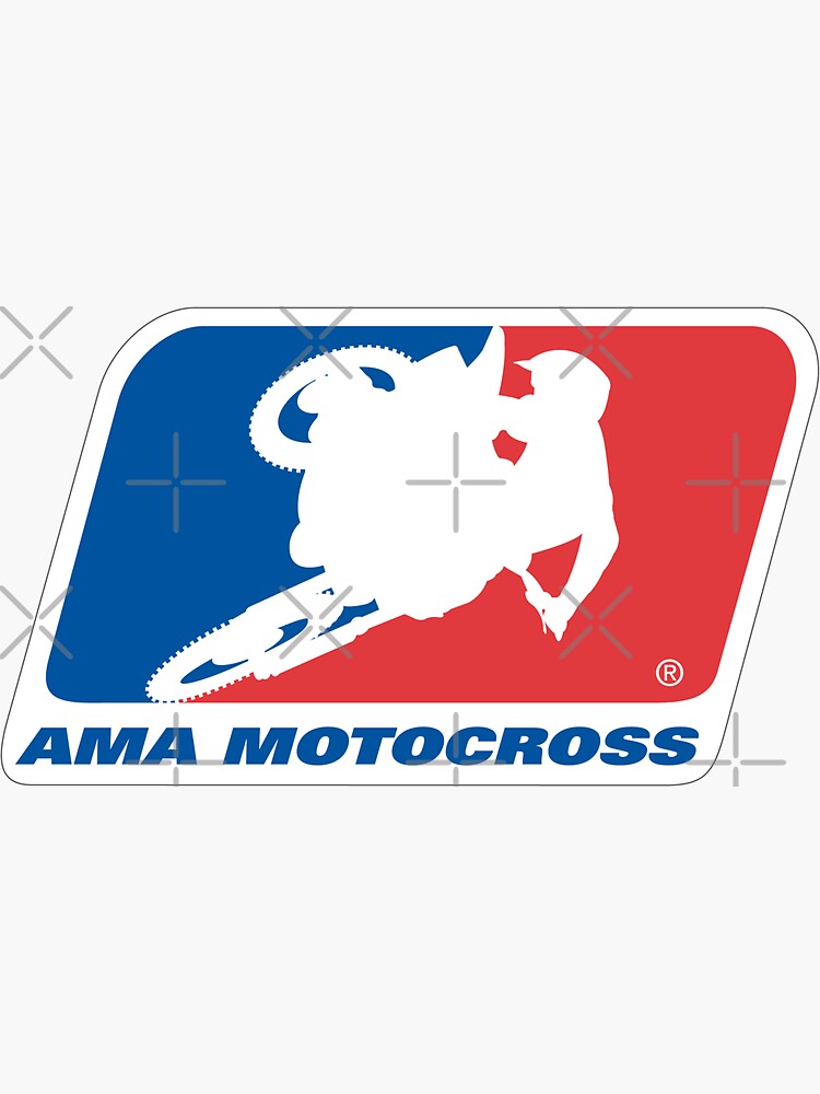 "American Favorite Sport AMA Motocross" Sticker for Sale by lushglory ...