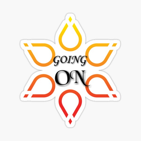 "Going On New Logo Designed Redbubble " Sticker for Sale by lalit1421 ...