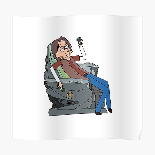 "Doctor Rush and The Chair" Poster by gameoftywinning | Redbubble
