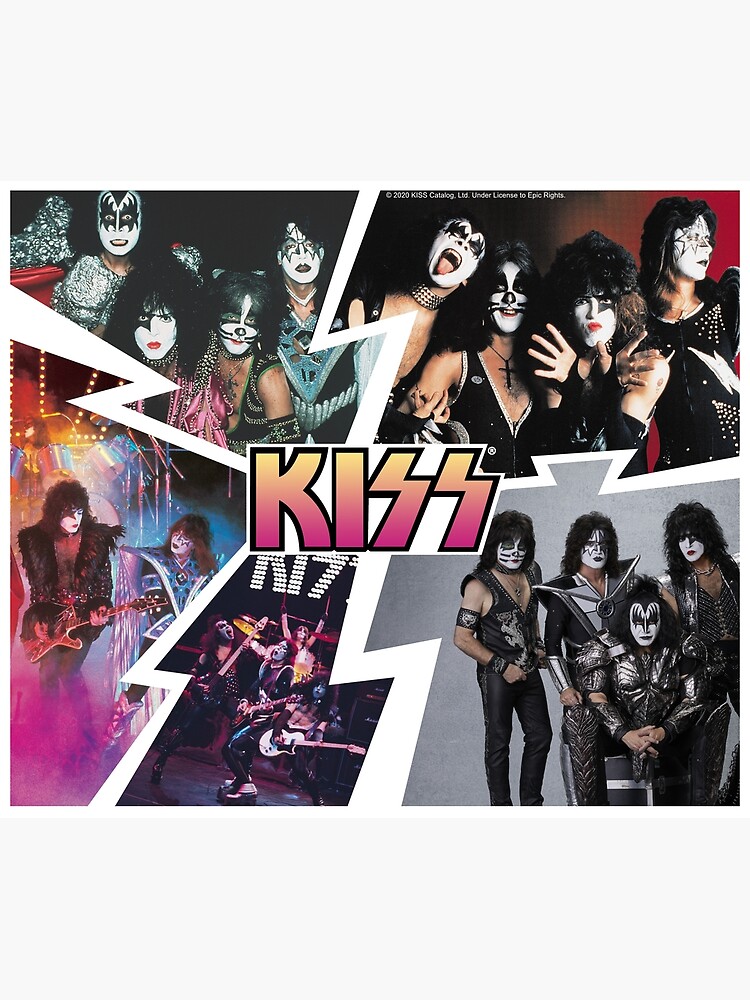 KISS Collage Premium Matte Vertical Poster