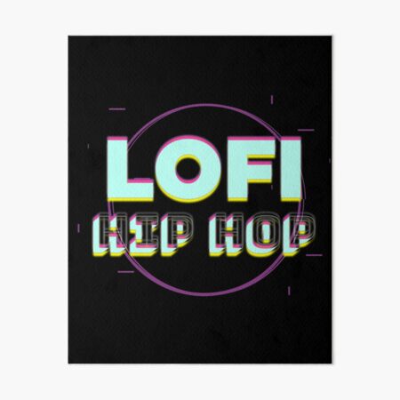 "Lofi Hip Hop Clean Logo" Art Board Print by jacks-tees | Redbubble