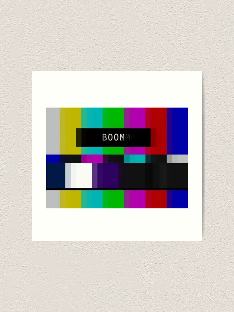 "Boom SMPTE Standard Definition Television Color Bars Slim Fit Mask ...