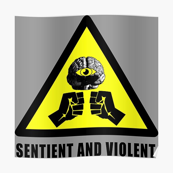 Póster «Consciente y violento - Signo SCP» de Shadow2403 | Redbubble