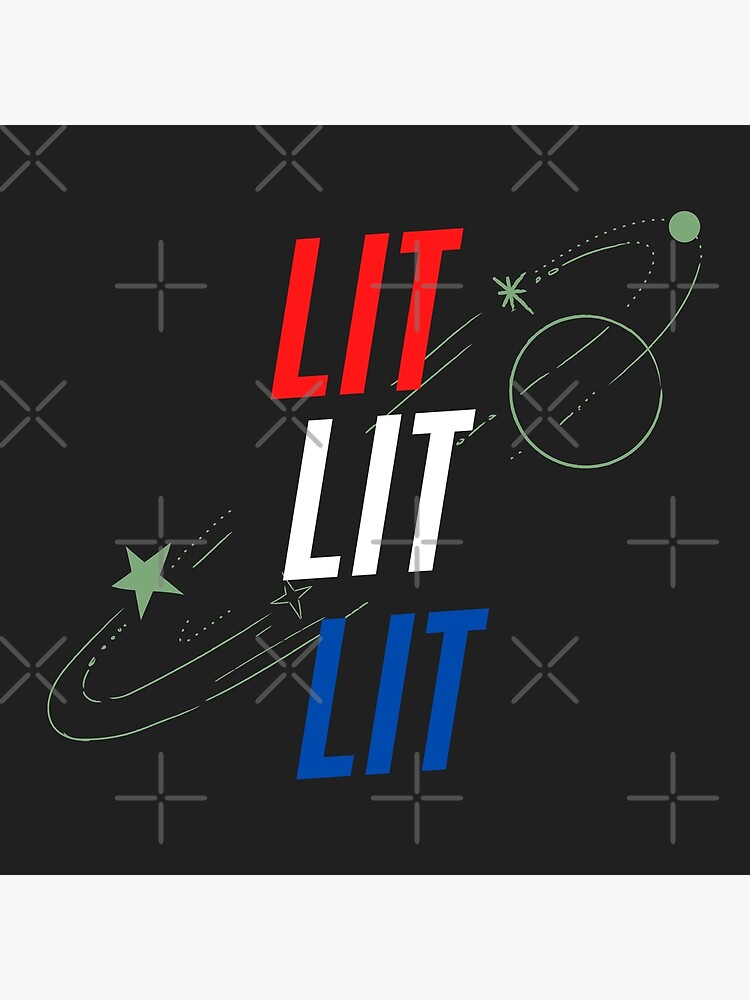 "Lit merch" Poster for Sale by kaushikkishore | Redbubble