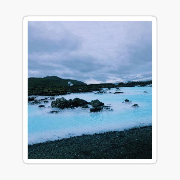 "The beautiful Blue Lagoon in Iceland" Sticker for Sale by hugruunh ...