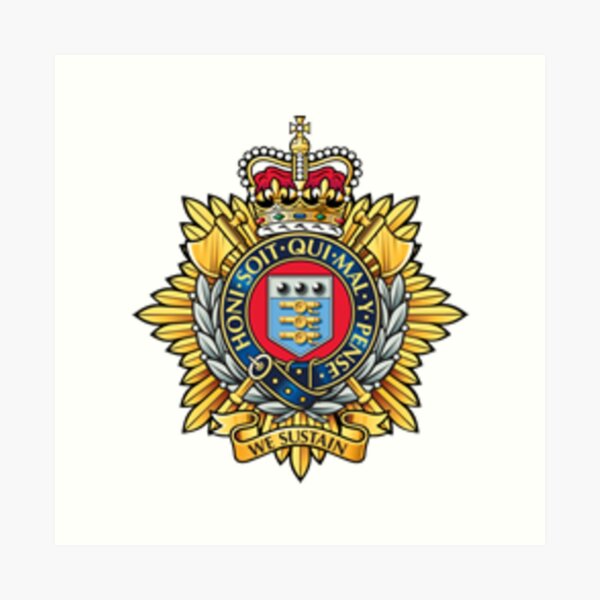"Royal Logistic Corps RLC Capbadge" Art Print for Sale by Britkek ...