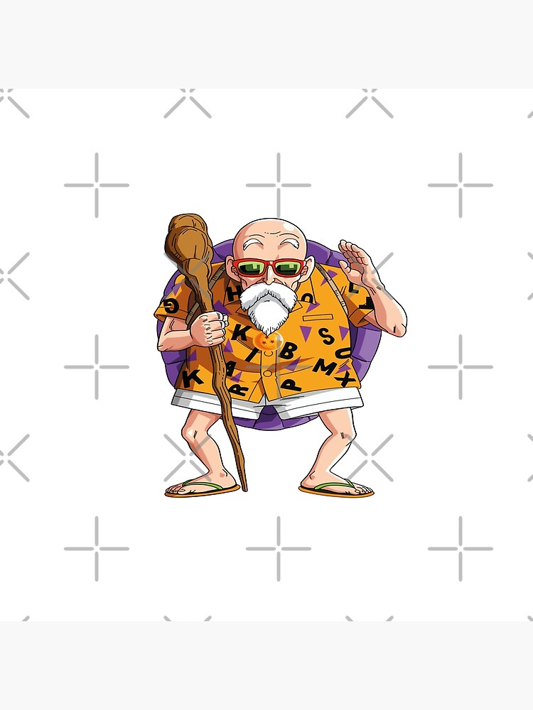 Lámina fotográfica «Ilustración de Master Buten Dragon Ball Z, Master ...