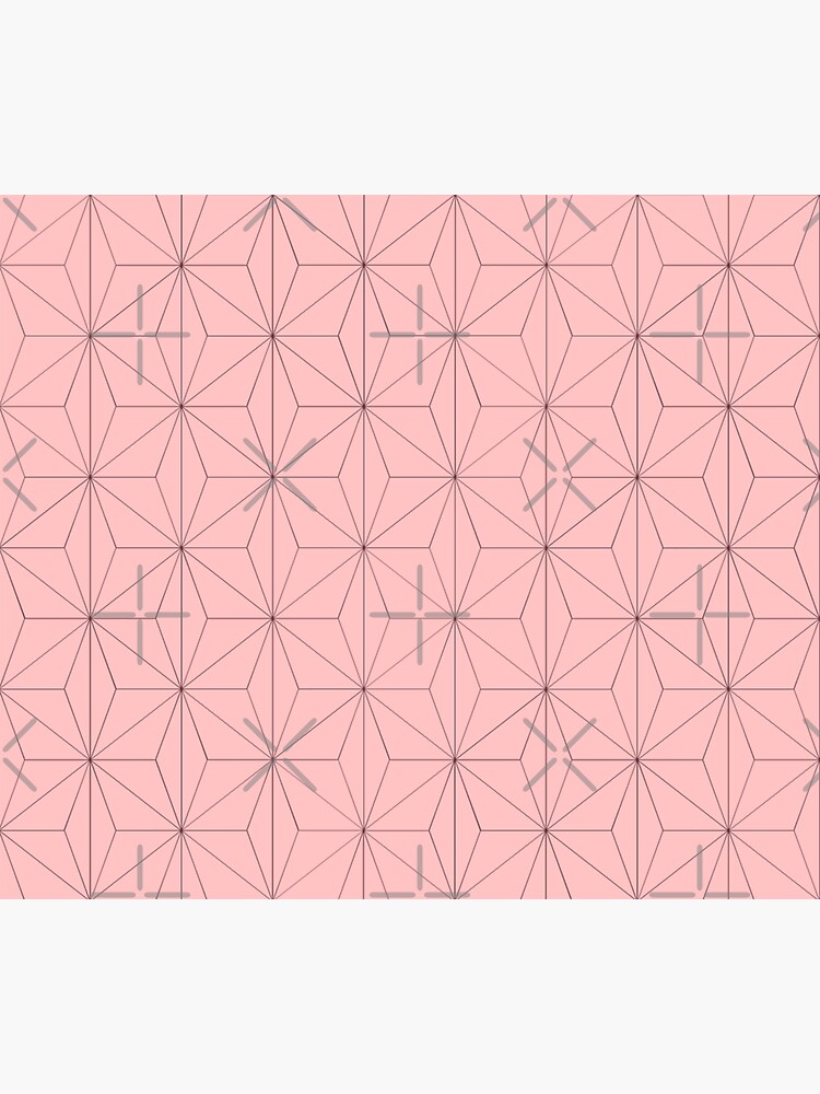 Pegatina «Patrón de kimono Nezuko Kamado Demon Slayer» de VinsElBins ...