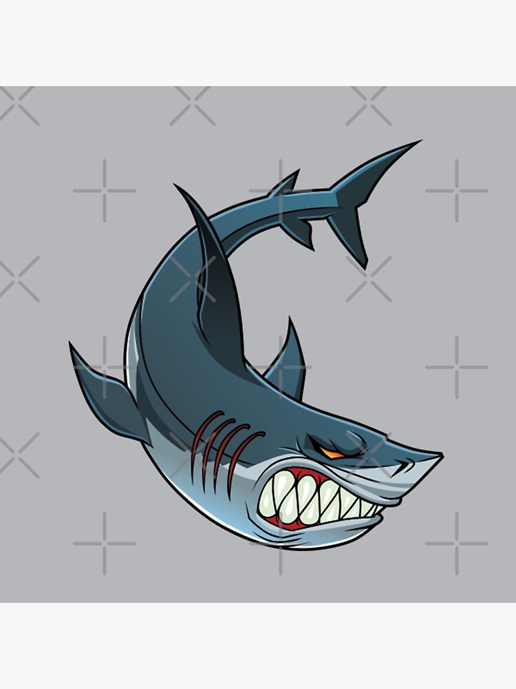 "Hungry Shark" Art Print by adarshajith | Redbubble