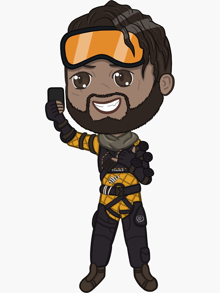 Pegatina «Chibi Mirage Apex Legends» de LoL-Gamer | Redbubble