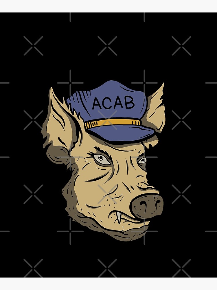 Delantal «ACAB Pig» de ValentinaHramov | Redbubble