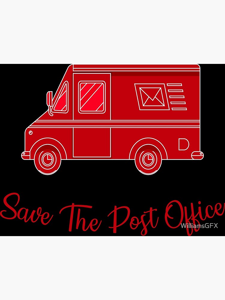 "save the post office red" Poster by WilliamsGFX | Redbubble