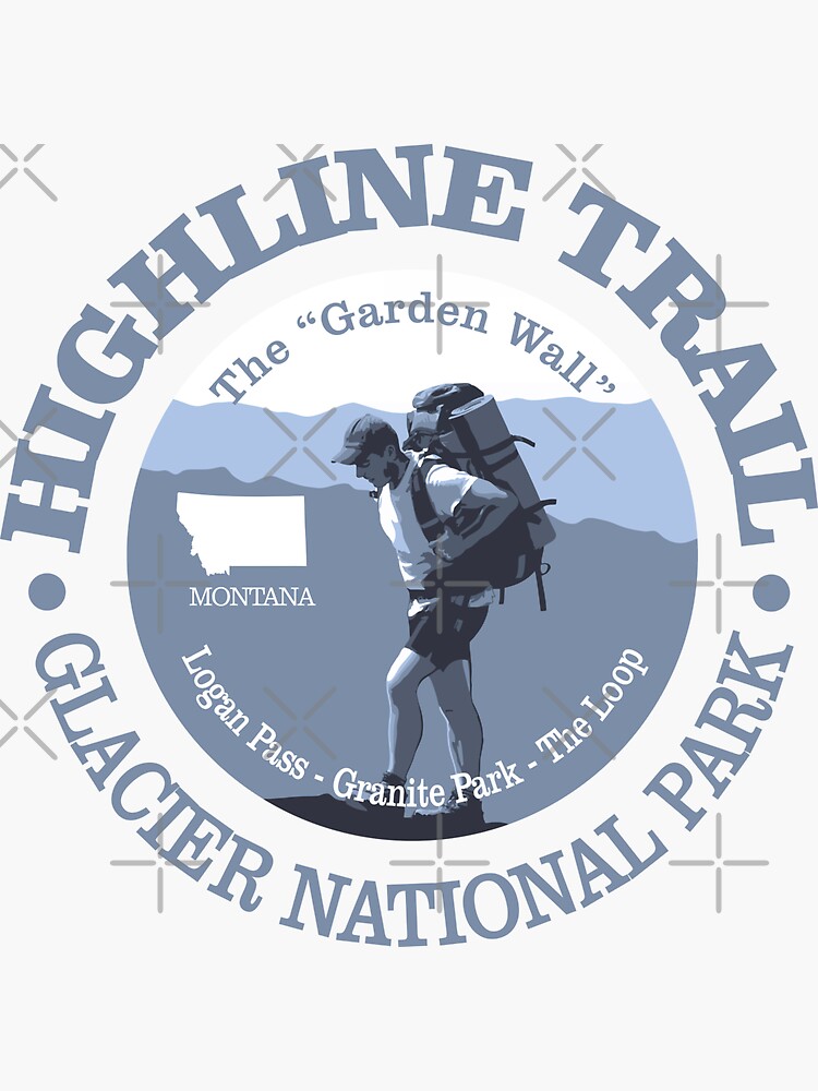 Highline Trail To Granite Chalet Stickers for Sale | Redbubble