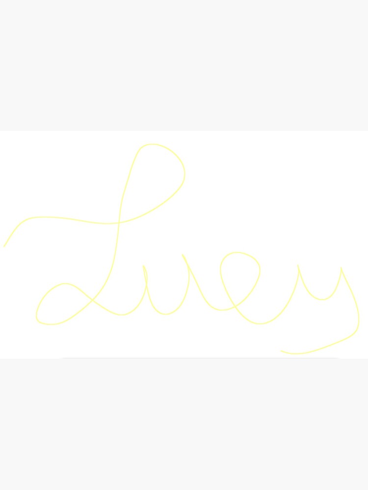 "simple writing of name lucy" Sticker for Sale by Luciarosedt | Redbubble