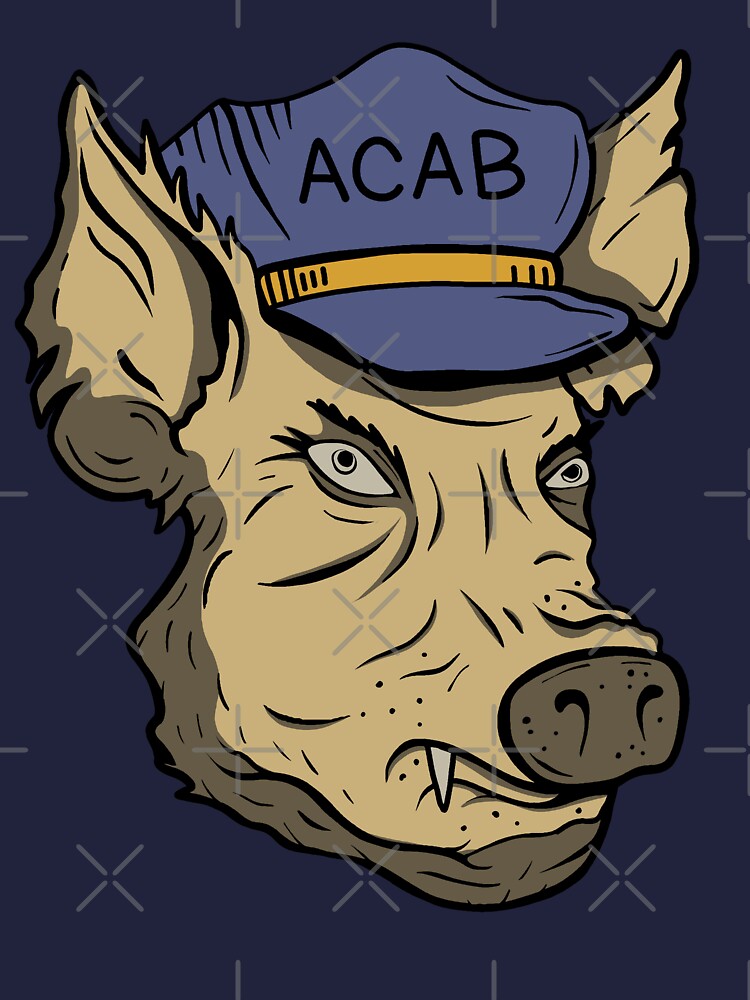 "ACAB Pig" Leichter Hoodie von ValentinaHramov | Redbubble