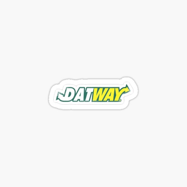 "Datway Word Logo Phrase Trend Sticker Decal " Sticker for Sale by ...