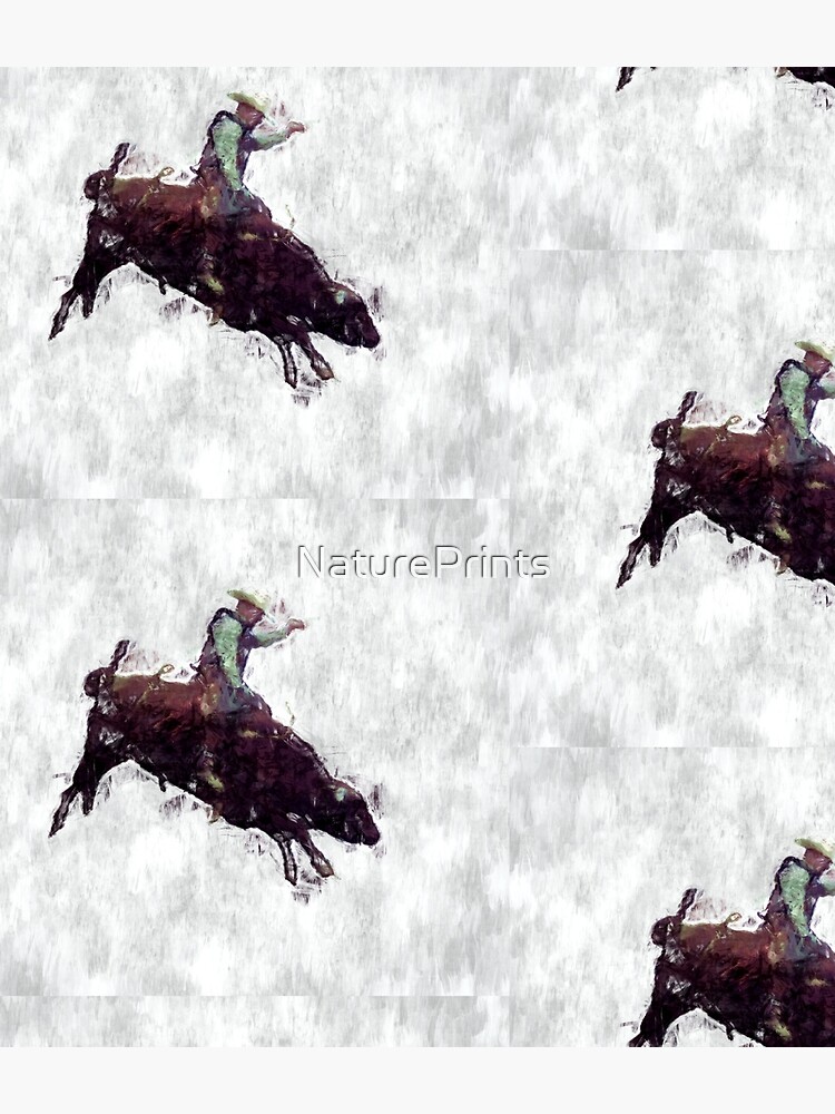 "Western-style Bull Rider Rodeo Cowboy" Backpack for Sale by ...