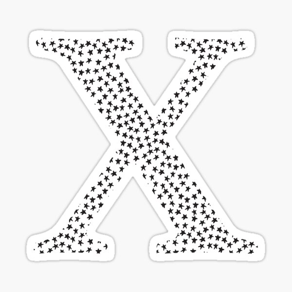 "Chi, X" Sticker by mariahpowers2 | Redbubble